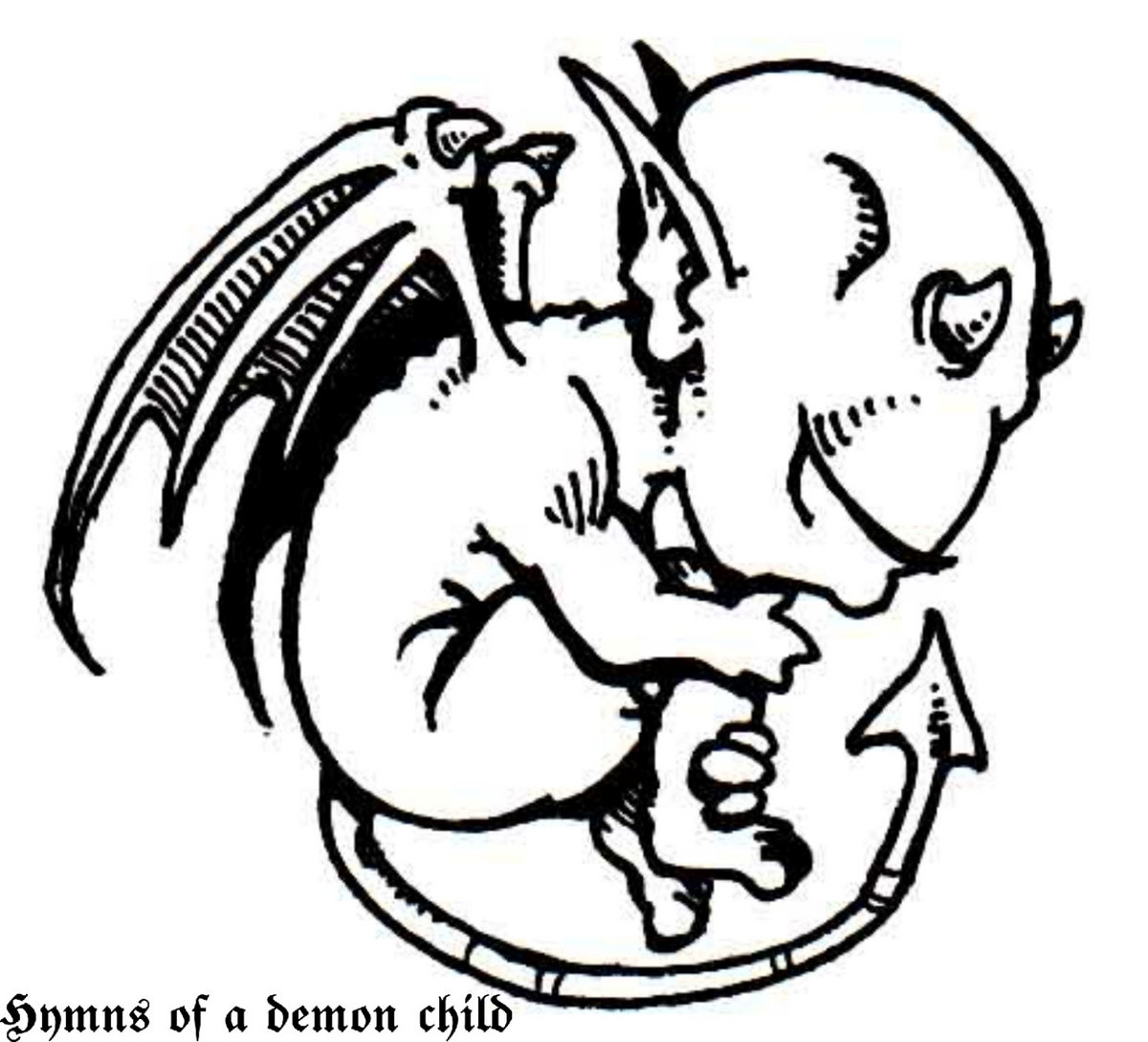 Demon Baby Drawing