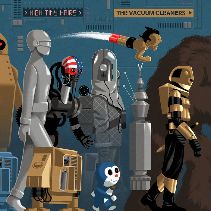 ROBOT PARADE Vol. 1 Split 7" EP | The Vacuum Cleaners and High Tiny ...