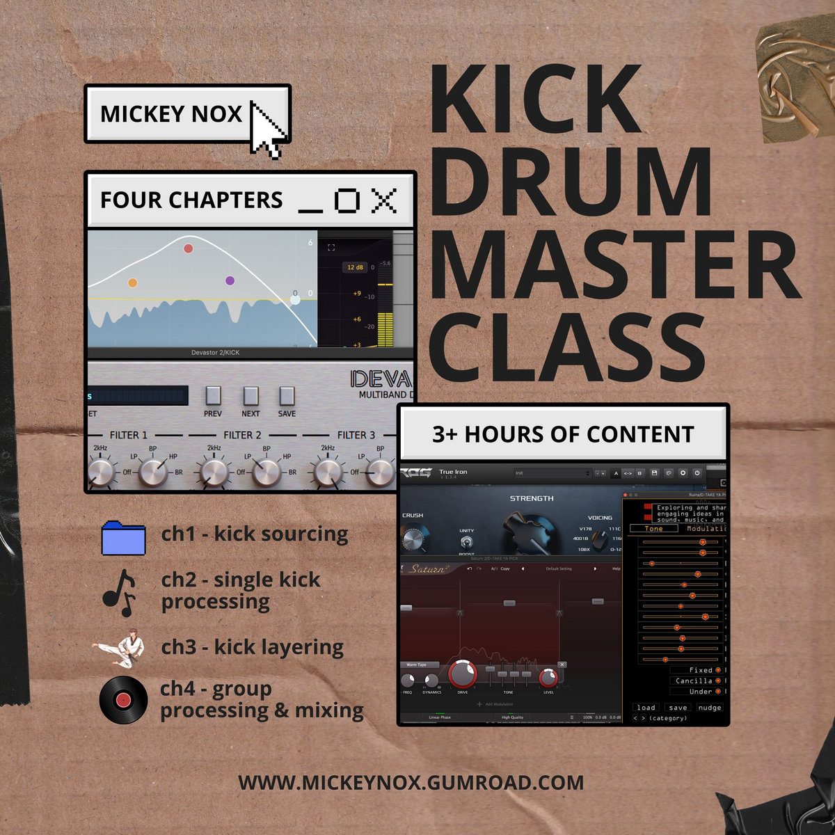 Kick Drum MASTERCLASS | Mickey Nox | Green Fetish Records