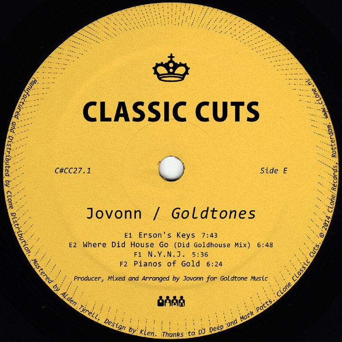 Goldtones EP | Jovonn | Clone Classic Cuts