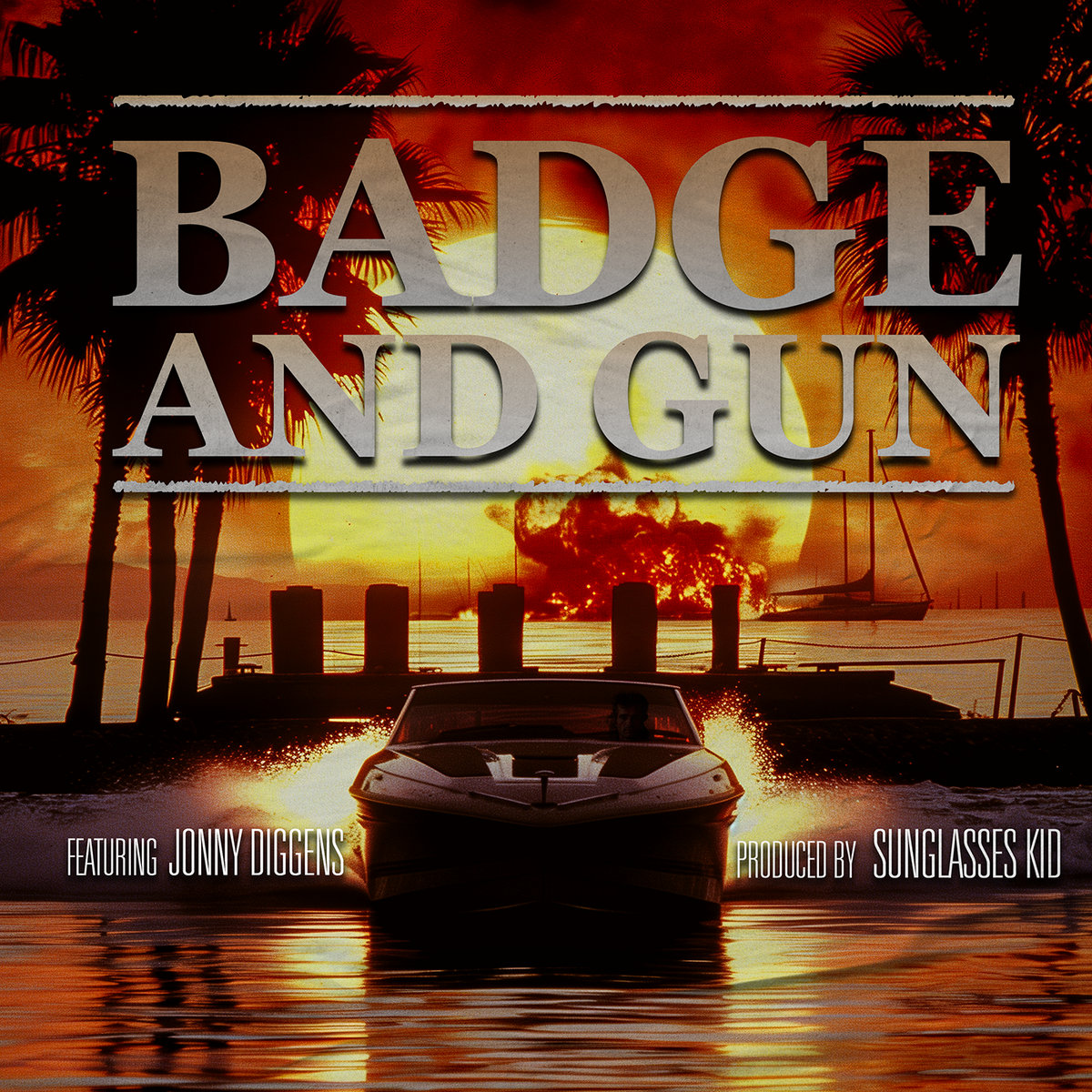 Badge and gun | Sunglasses Kid