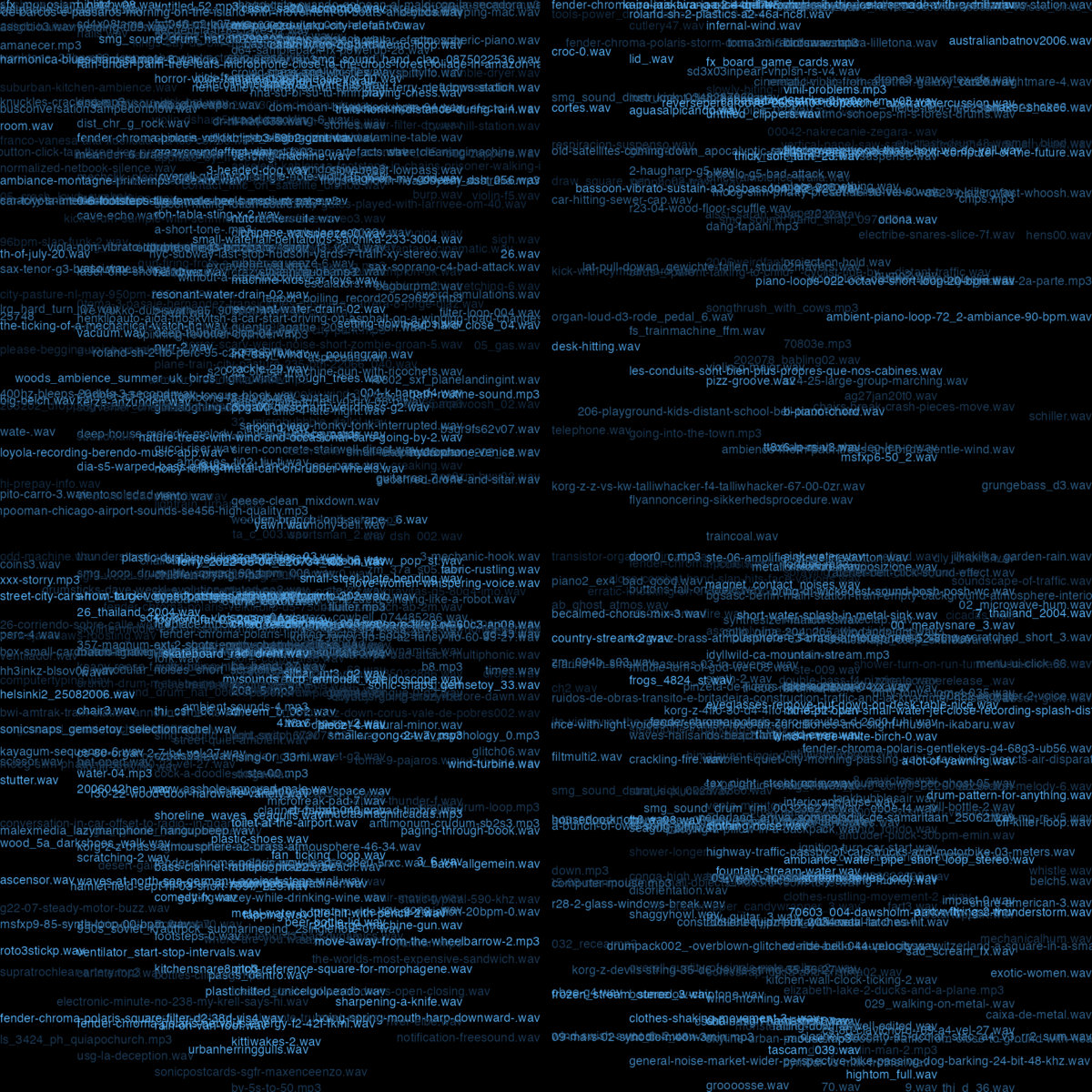 Free Sound Collage | Becky Gelke | Next Year's Snow