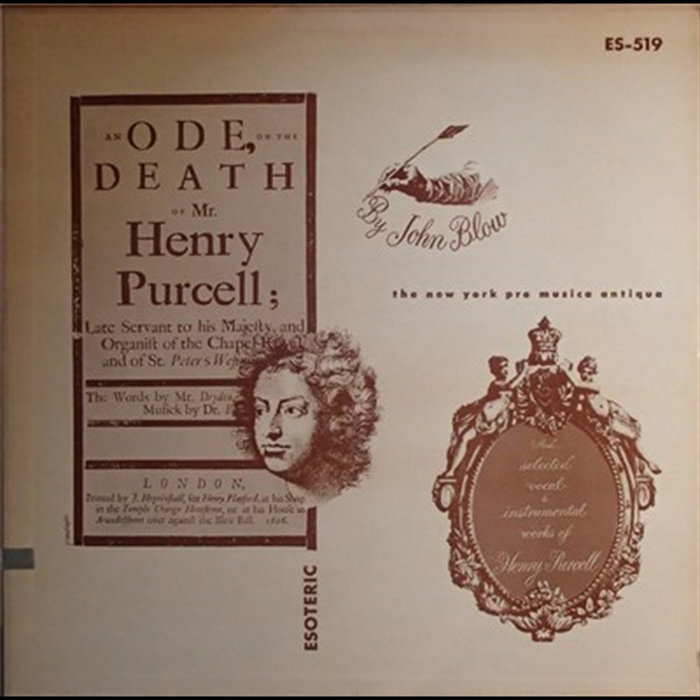 An Ode On The Death Of Mr Henry Purcell | John Blow