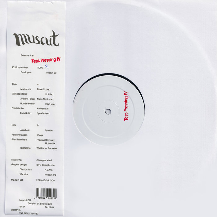 Test Pressing IV | V/A | Muscut