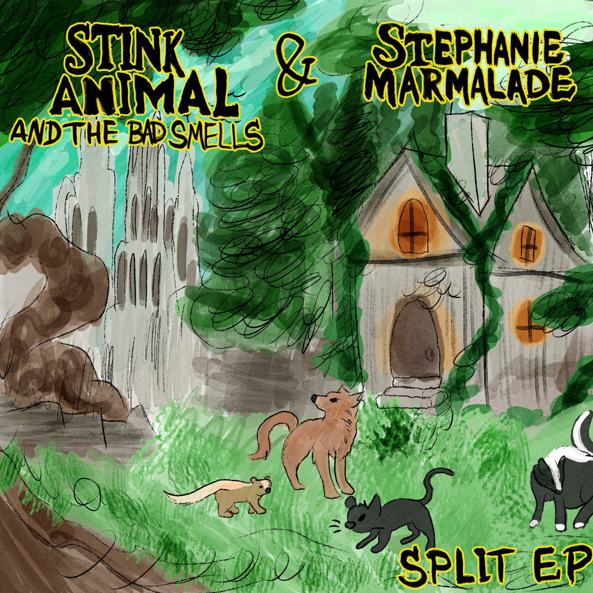 Split With Stephanie Marmalade | Stink Animal and the Bad Smells