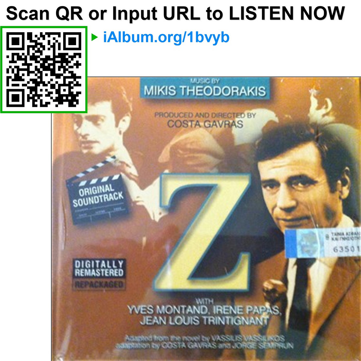 Z Original Soundtrack | Mikis Theodorakis