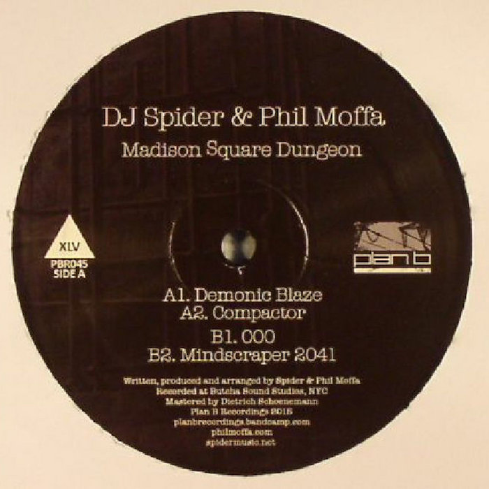 "Madison Square Dungeon" - DJ Spider & Phil Moffa (12" Vinyl) 2016 | DJ ...