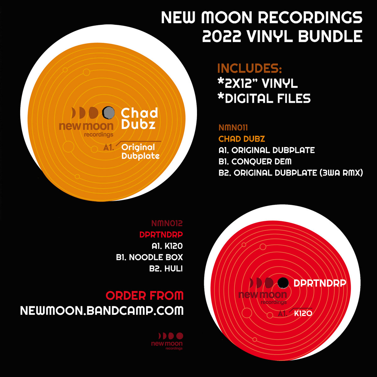 New Moon Recordings 2022 bundle | Chad Dubz / DPRTNDRP | New Moon ...
