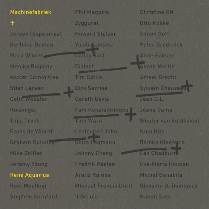 + René Aquarius | Machinefabriek