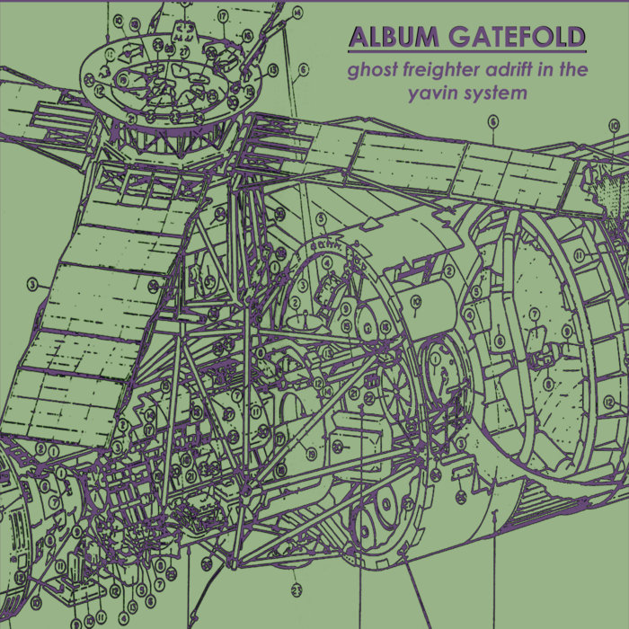 Ghost Freighter Adrift in the Yavin System | Album Gatefold | Sashimmy ...