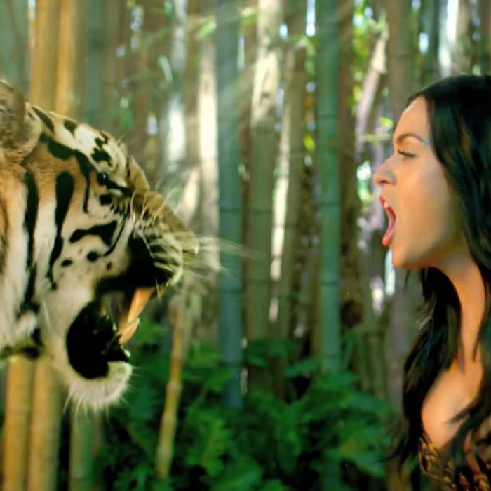 Katy Perry Roar Artwork Katy Perry Debuts Jungle Themed 'Roar'