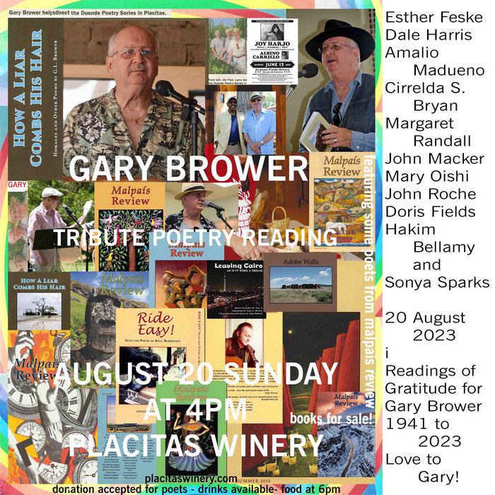 Gary Brower, a Tribute Reading in Placitas! Randall Madueno Bryan Feske ...