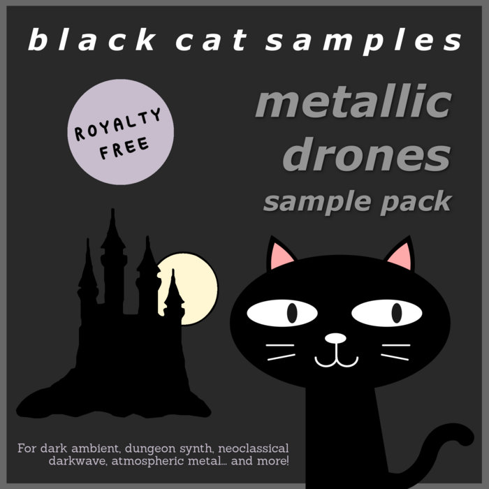 Metallic Drones Sample Pack | black cat samples