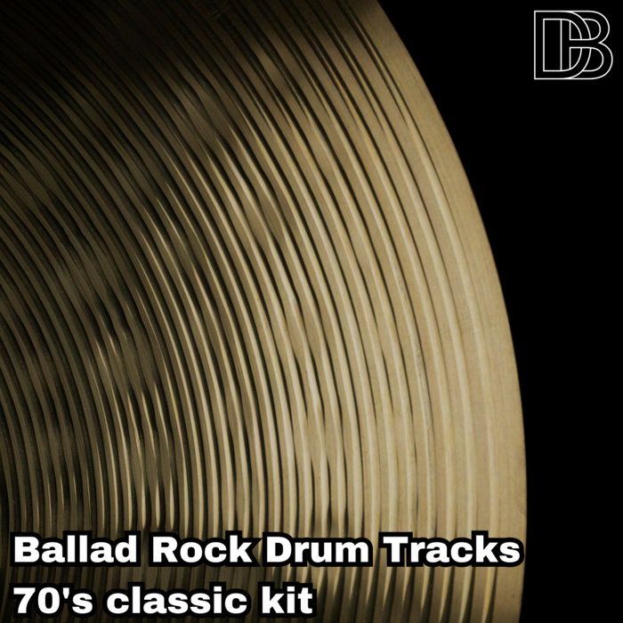 Ballad Rock Drum Tracks - 70's classic kit | Db Drums | DbDrums