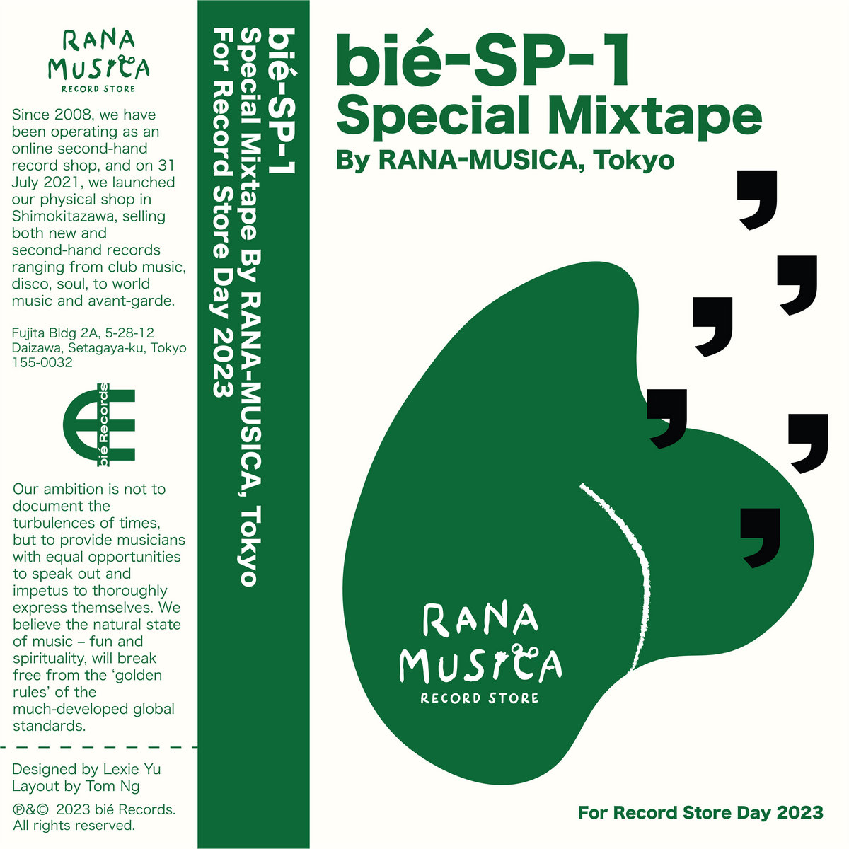 Mixtape by RANA-MUSICA, Tokyo | bié Records