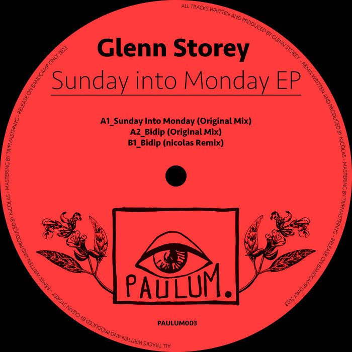 Sunday into Monday | Glenn Storey, nicolas | Paulum Records