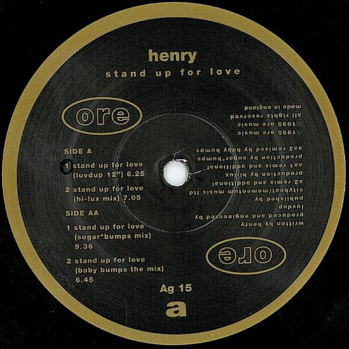 Henry – Stand Up For Love (Hi-Lux Remix) 1995 | Hi-Lux