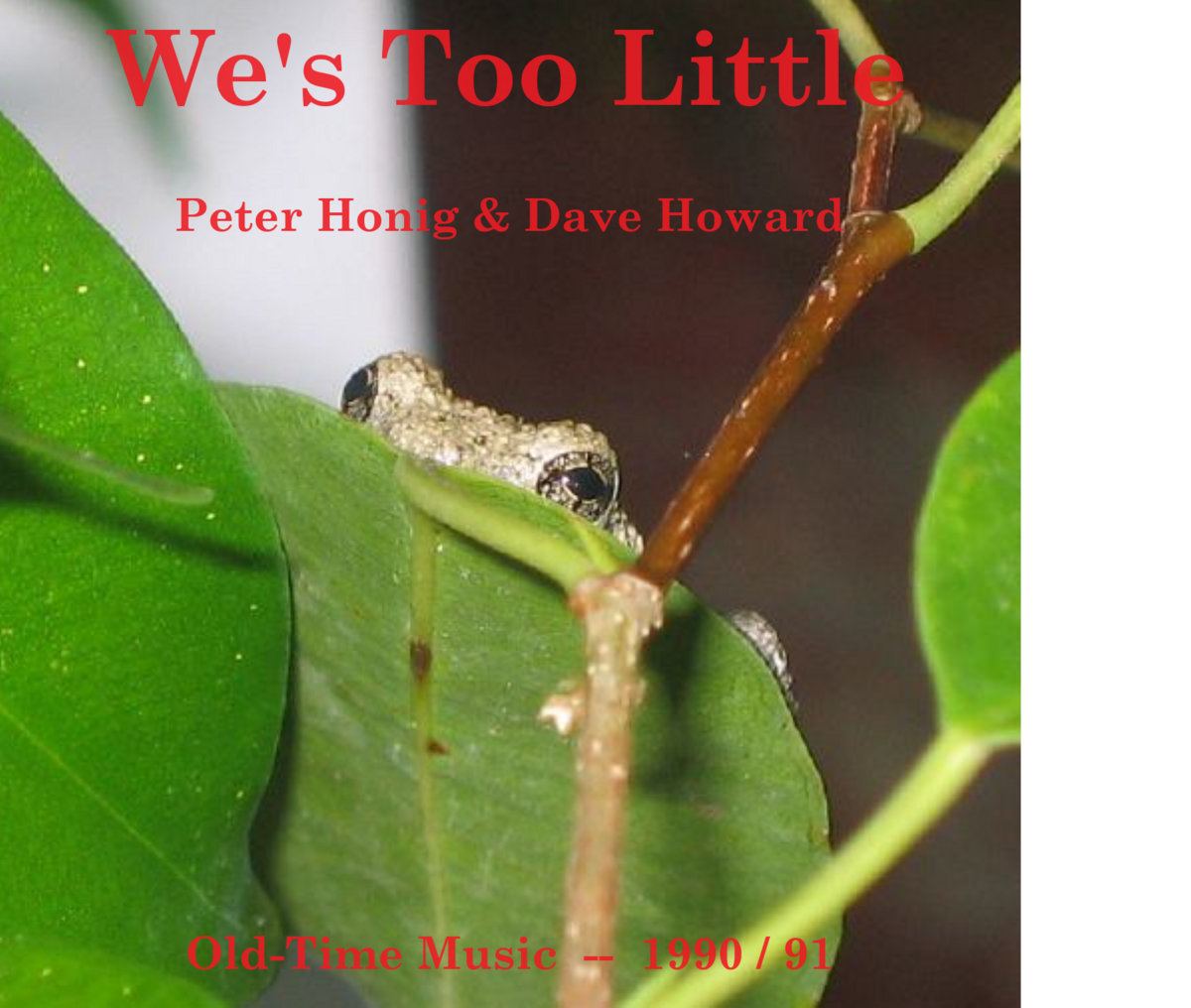 We's Too Little | Peter Honig and Dave Howard | Peter Honig
