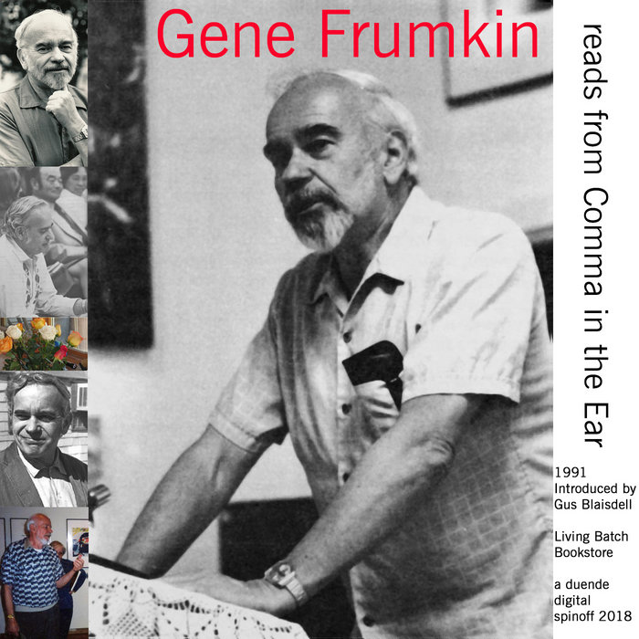 Gene Frumkin reads from Comma in the Ear 1991 - Frumkin taught many ...