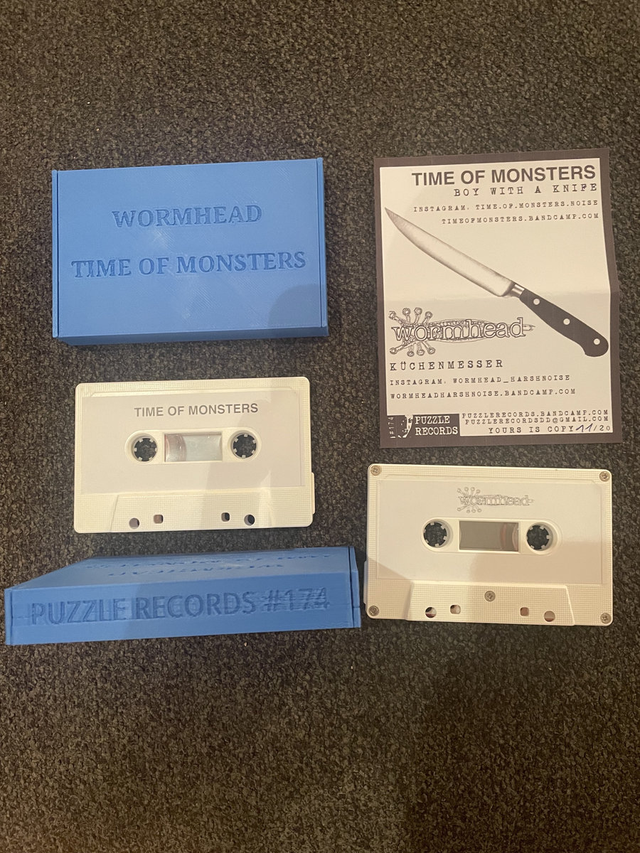 TIME OF MONSTERS / WORMHEAD - Split (PR #174) | Puzzle Records