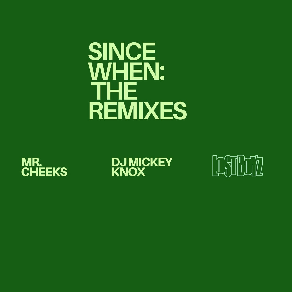 Since When... The Remixes EP | Mr Cheeks & DJ Mickey Knox | DJ Mickey Knox