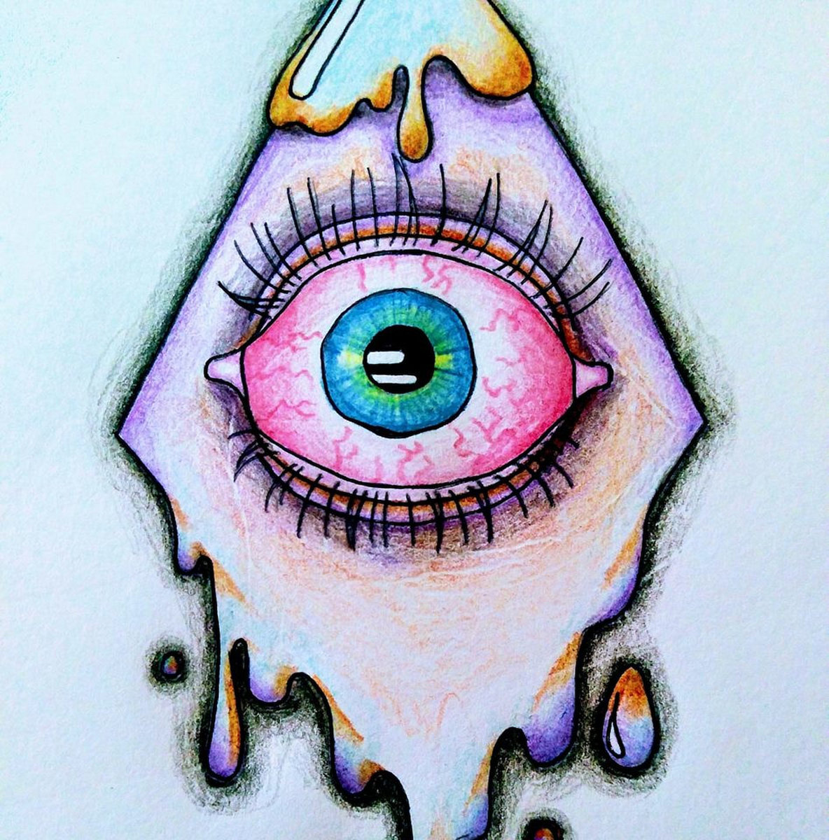 High Eyes Drawing