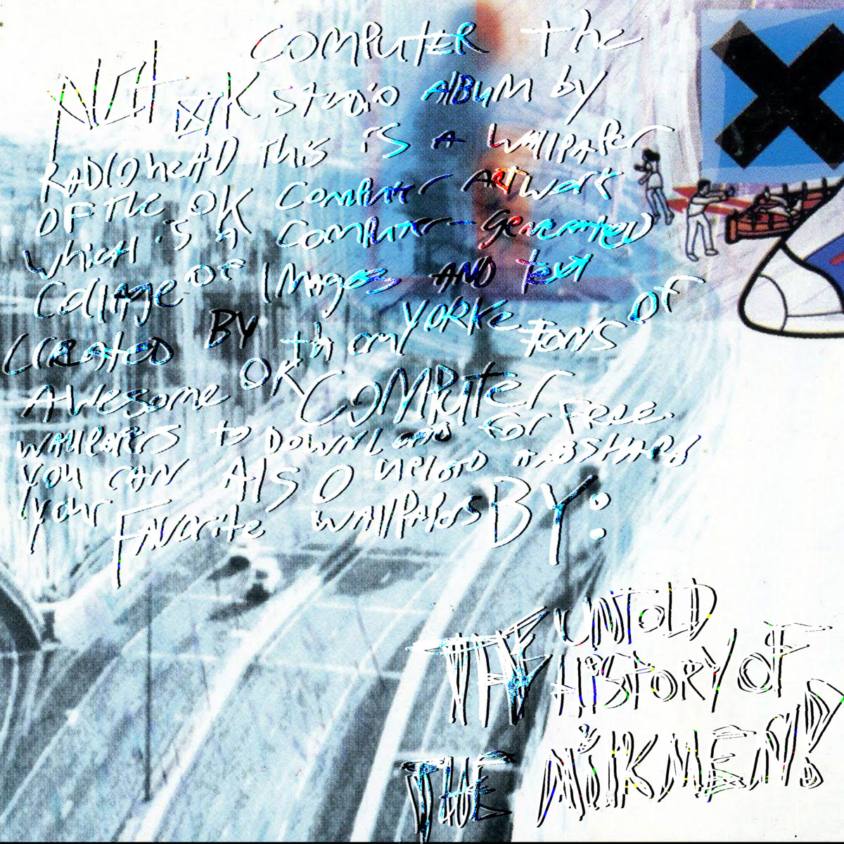 not OK Computer the Studio album by Radiohead this is a wallpaper of ...
