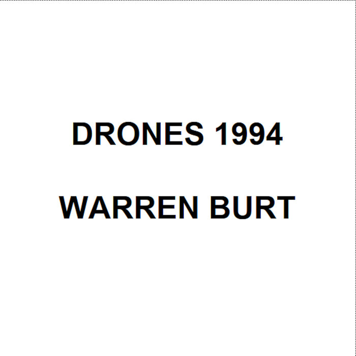 Drones 1994 | Warren Burt