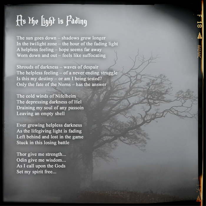 As the Light is Fading | Grímnismál