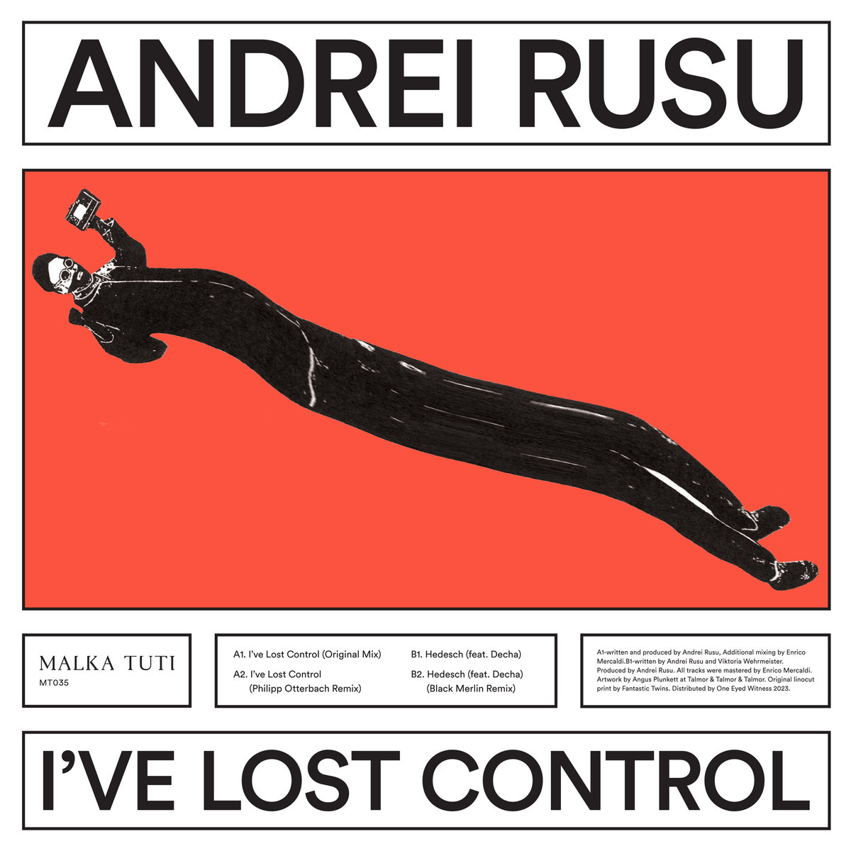 Andrei Rusu - I've Lost Control (feat. Black Merlin & Philipp Otterbach Remixes) | Malka Tuti