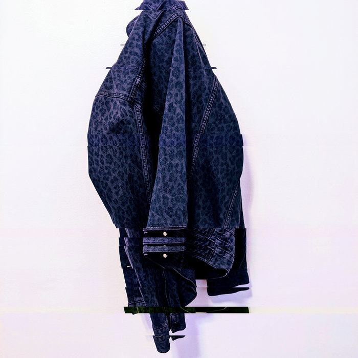 Purple Leopard Denim Jacket | LONEPYRE