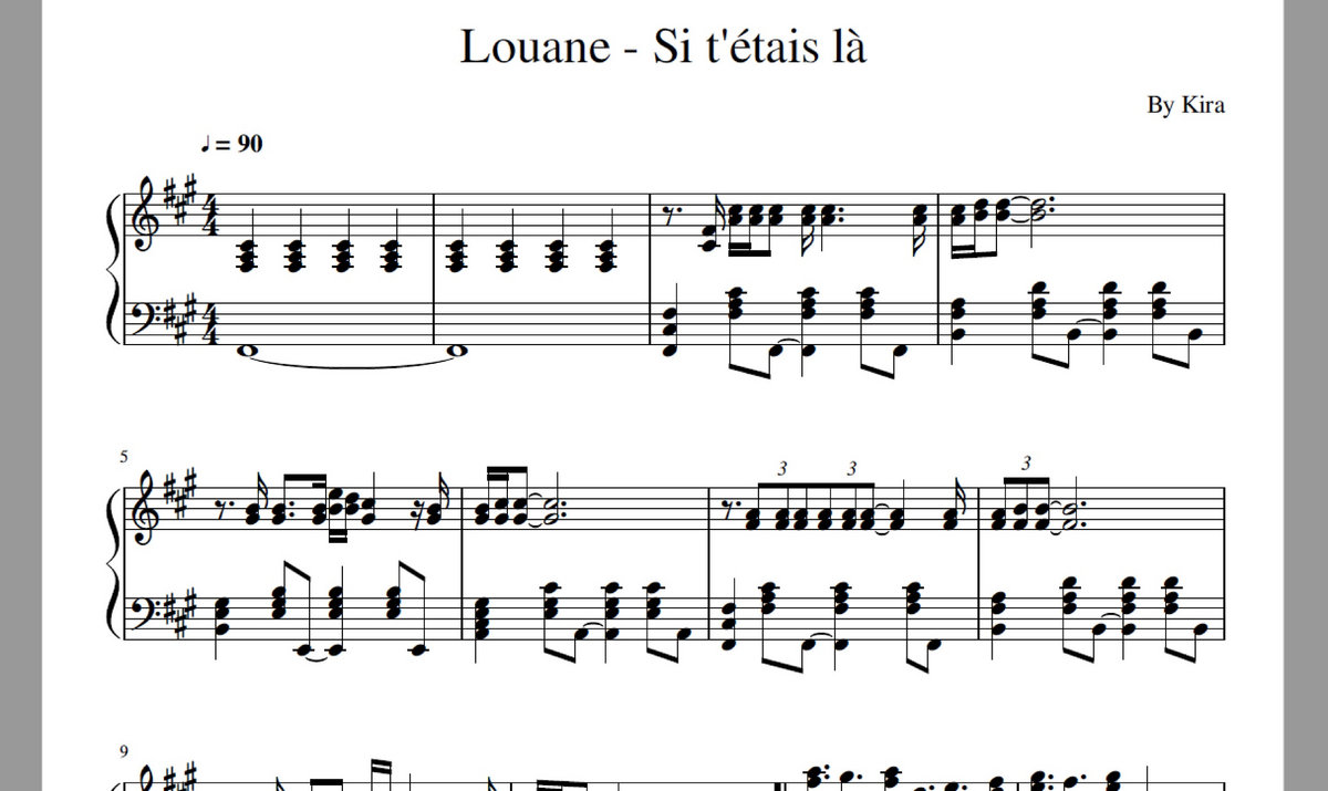 Louane - Si t'étais là | Kira