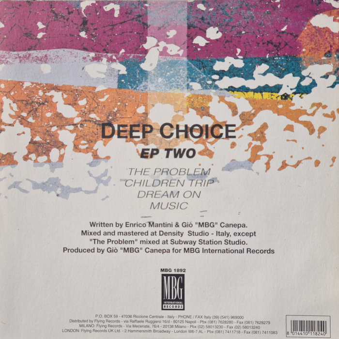 Deep Choice EP Two | MBG, Deep Choice | MBG