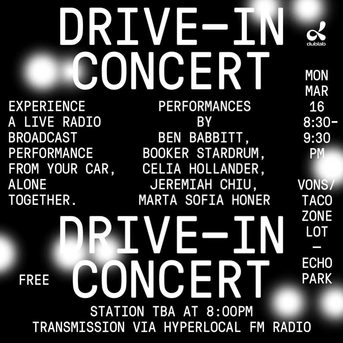 Drive In Concert #1- 3.16.20 | Drive-in Concert | Drive-In Concert