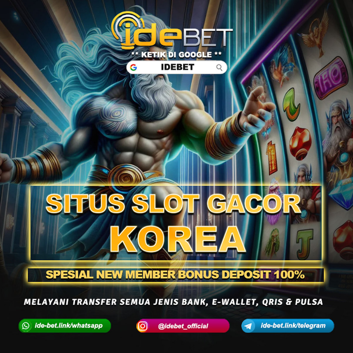 IDEBET SLOT SERVER KOREA TERBARU 2024 PALING GACOR HARI INI | ide-bet ...