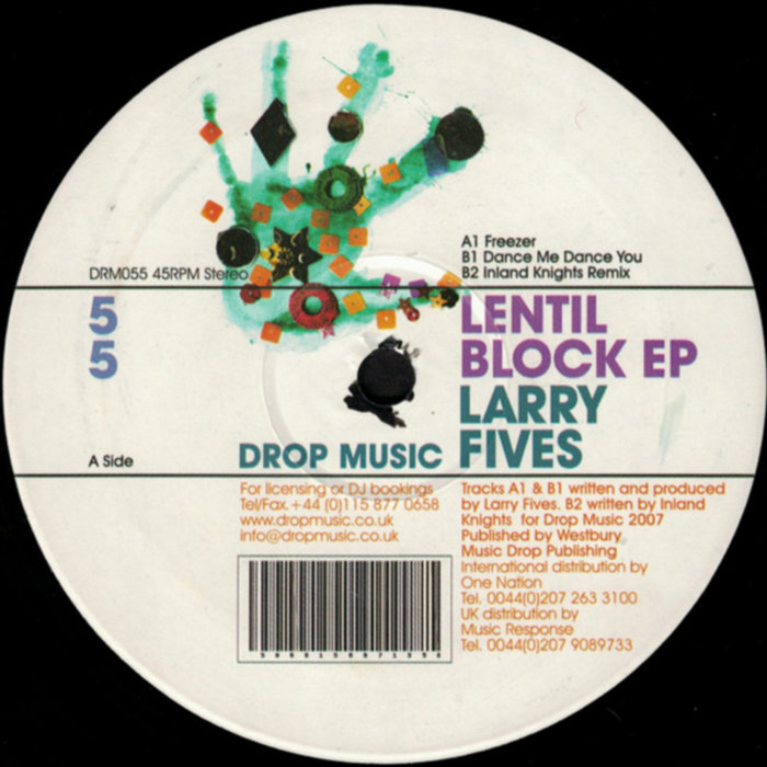 Lentil Block EP | Larry Fives feat Inland Knights | Drop Music Inland ...