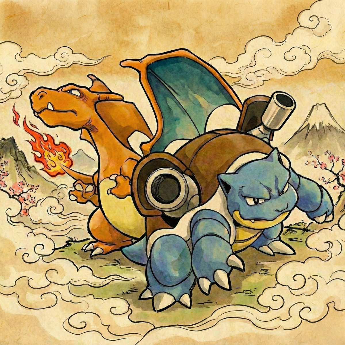 🌸🏯 Pokemon Red/Blue/Yellow/Green — Chilling in Japan 🏯🌸 | PixelBeats