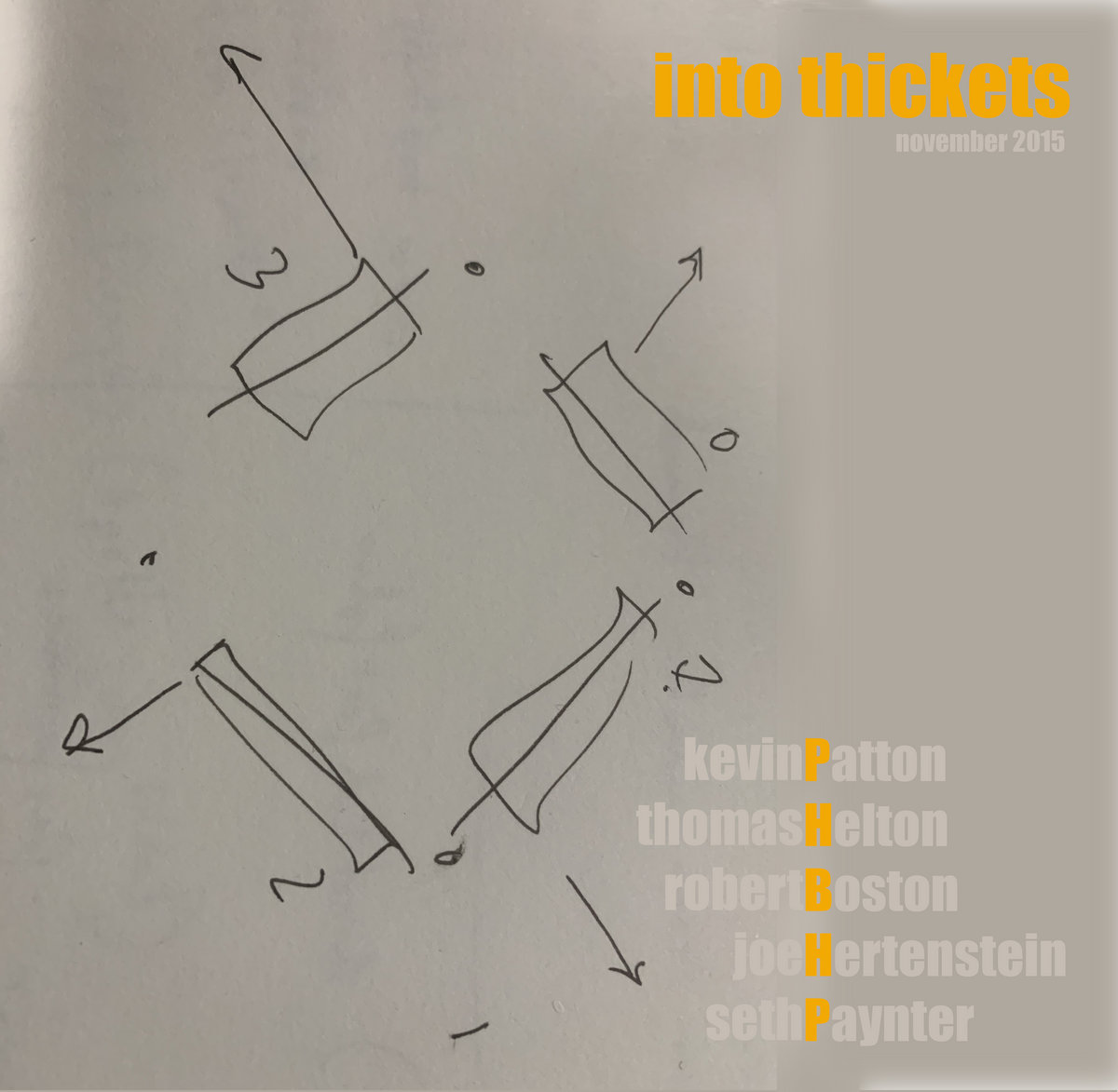 into thickets | Kevin Patton, Thomas Helton, Robert Boston, Joe ...