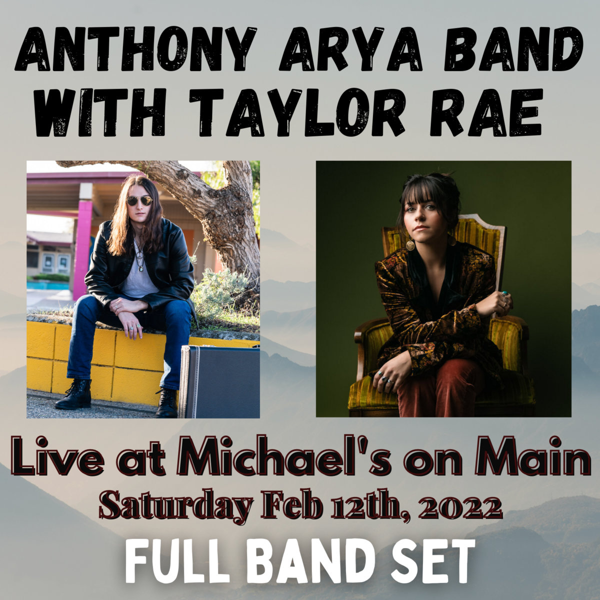 Anthony Arya Band with Taylor Rae - Live at Michael's on Main (Feb ...