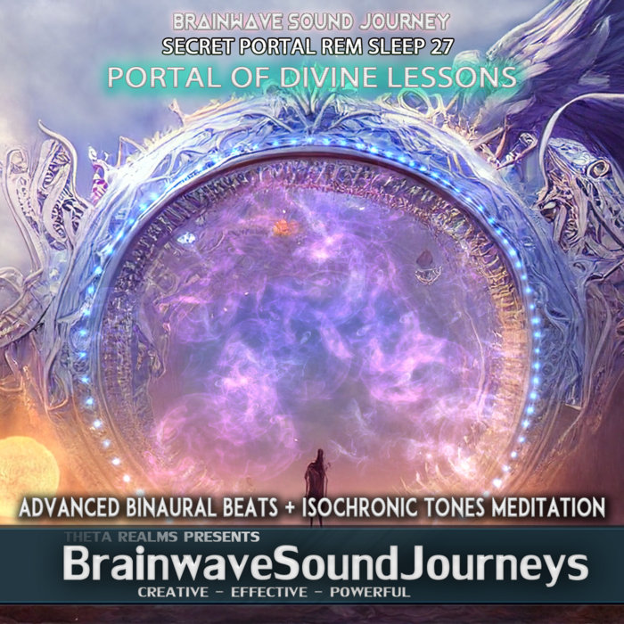 Lucid Dreaming Music For Sleeping (PORTAL OF DIVINE LESSONS!) Healing Tones + Theta Waves Rem ...