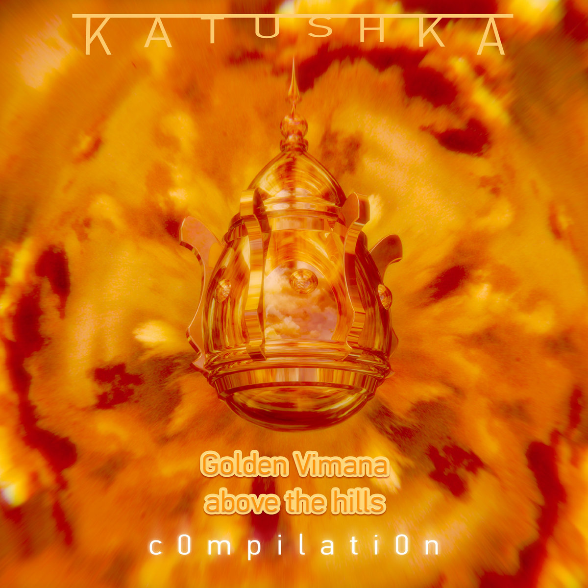 Golden Vimana above the hills (compilation) | Katushka