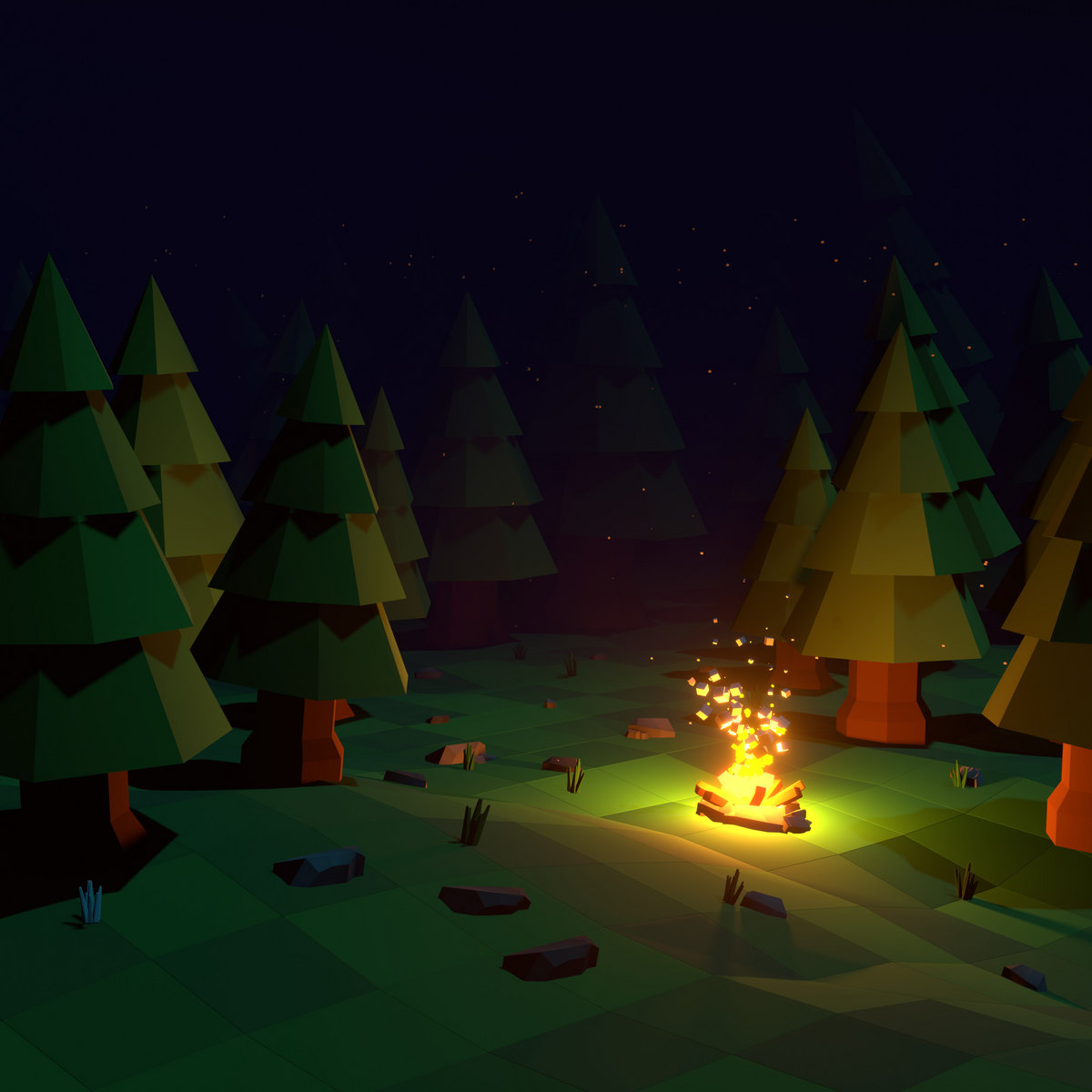 Quiet by the Campfire | Bunny Bard