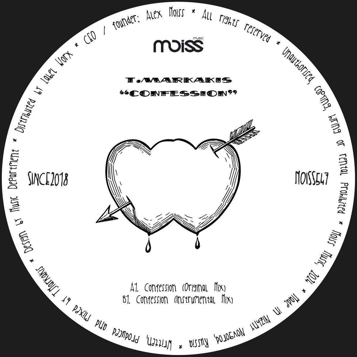 Confession | T.Markakis | Moiss Music/Hive Label/Yesenia