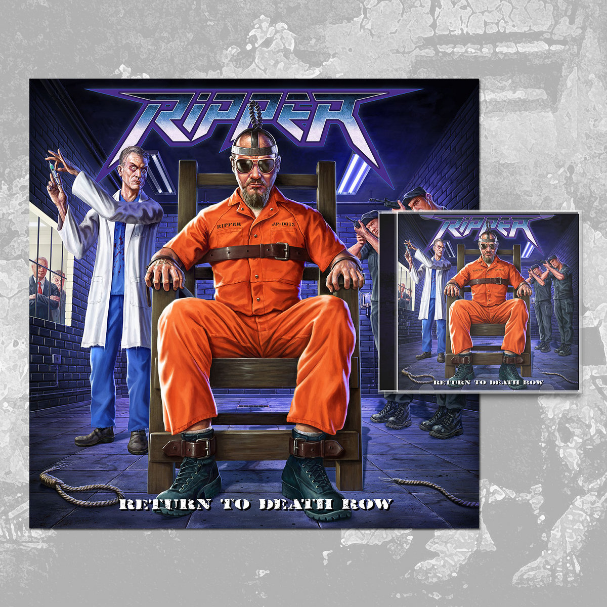 RIPPER "RETURN TO DEATH ROW" DIGIPAK CD EP (BOOKLET SIGNED BY TIM ...