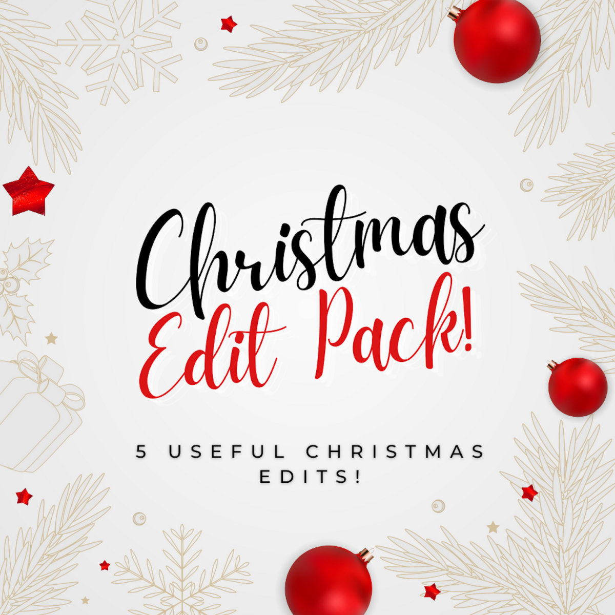 Christmas Edit Pack (5 Tracks) | Holiday | Jason Dee