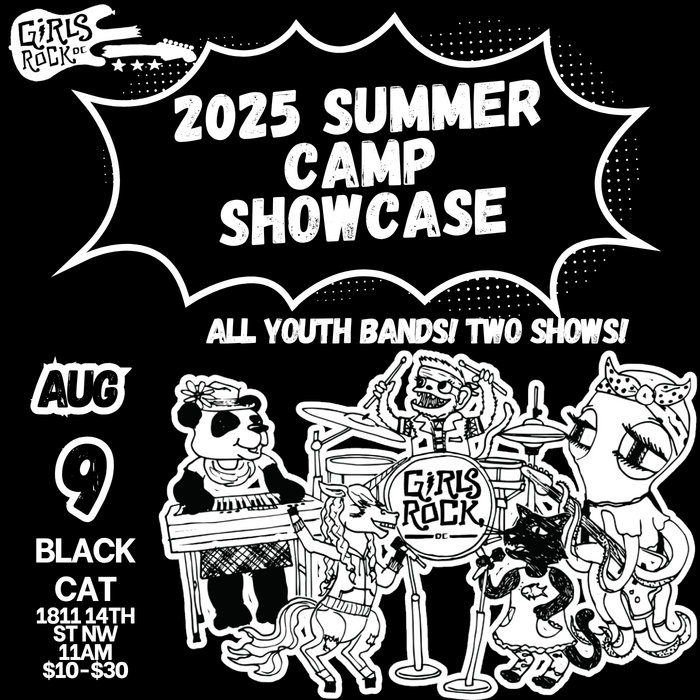 GR!DC Summer Camp August '25 | Girls Rock! DC
