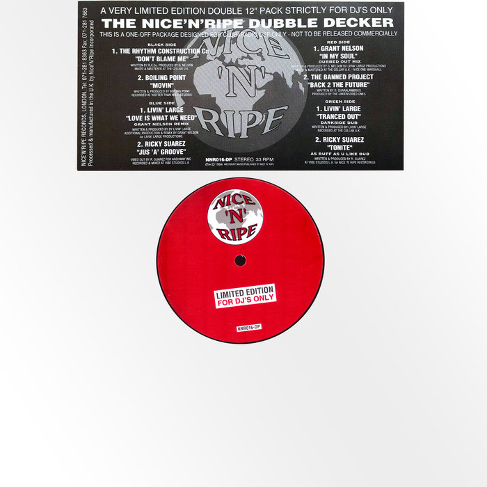 The Nice 'N' Ripe Dubble Decker | Various Artists | Grant Nelson