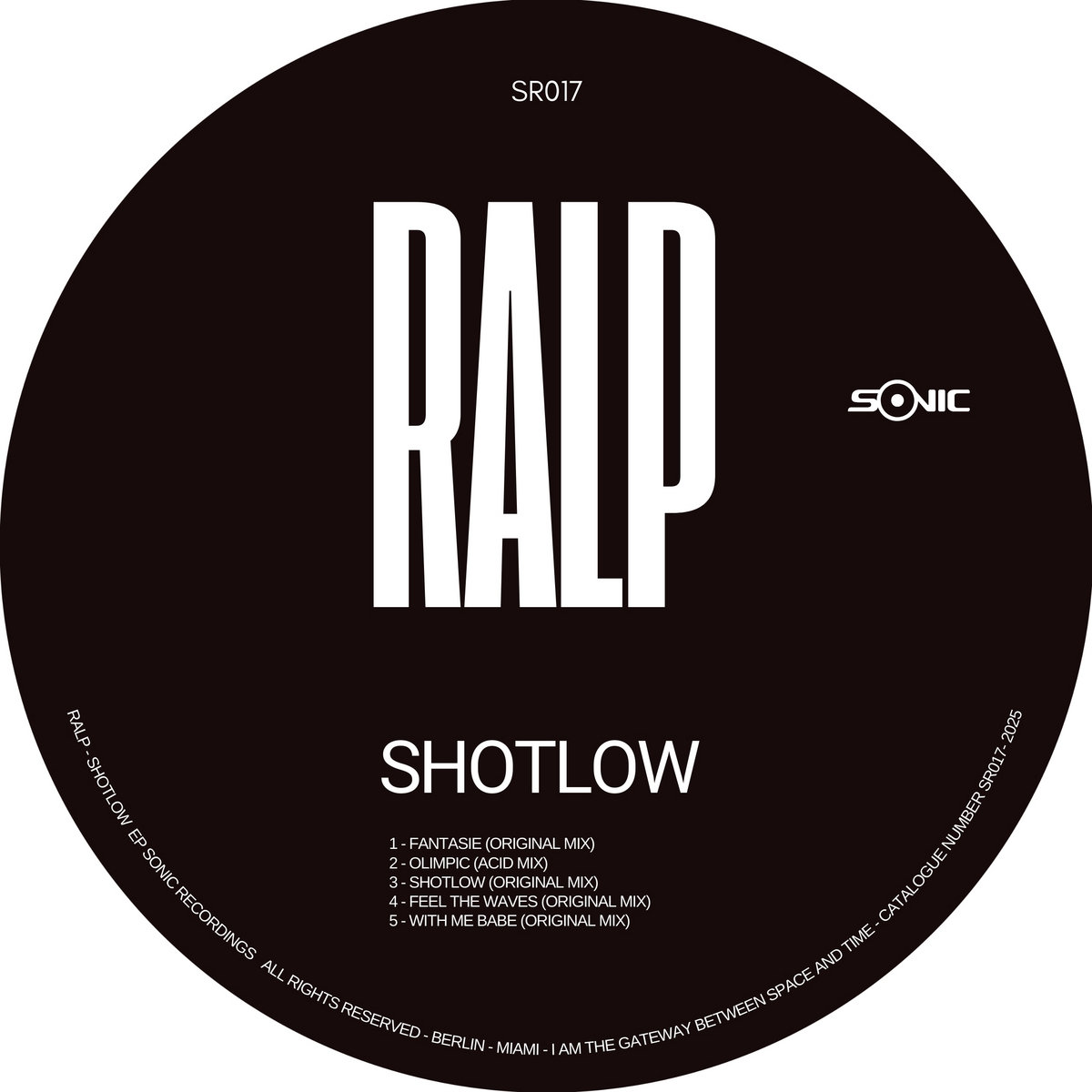 SR017 / RALP - Shotlow EP | RALP | Matheiu
