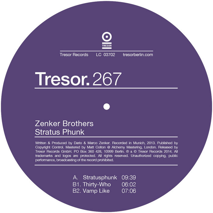 Stratus Phunk | Zenker Brothers | Tresor Records