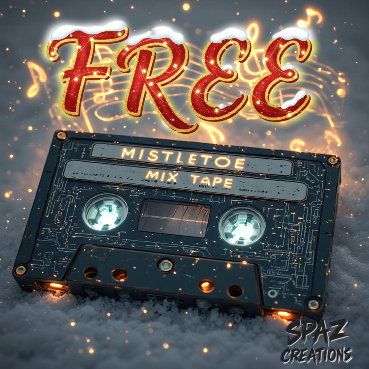 Mistletoe Mix Tape by Spaz Creations | Spaz Creations